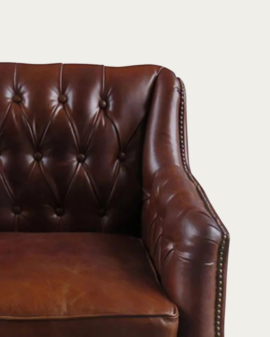 Alma | Leather Chesterfield Chair | Hello Norden