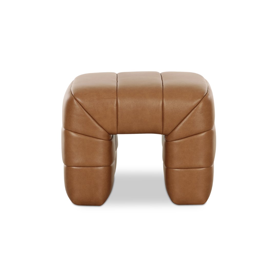 Anderson Leather Stool | Hello Norden
